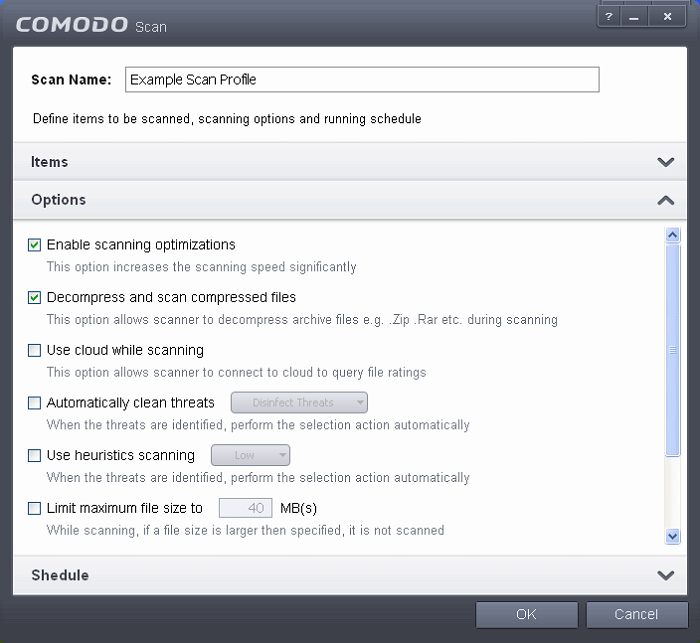 Schedule the Virus Scan, Scheduled Antivirus Scanner, Custom Periodic Anti Virus Scan| Comodo ...
